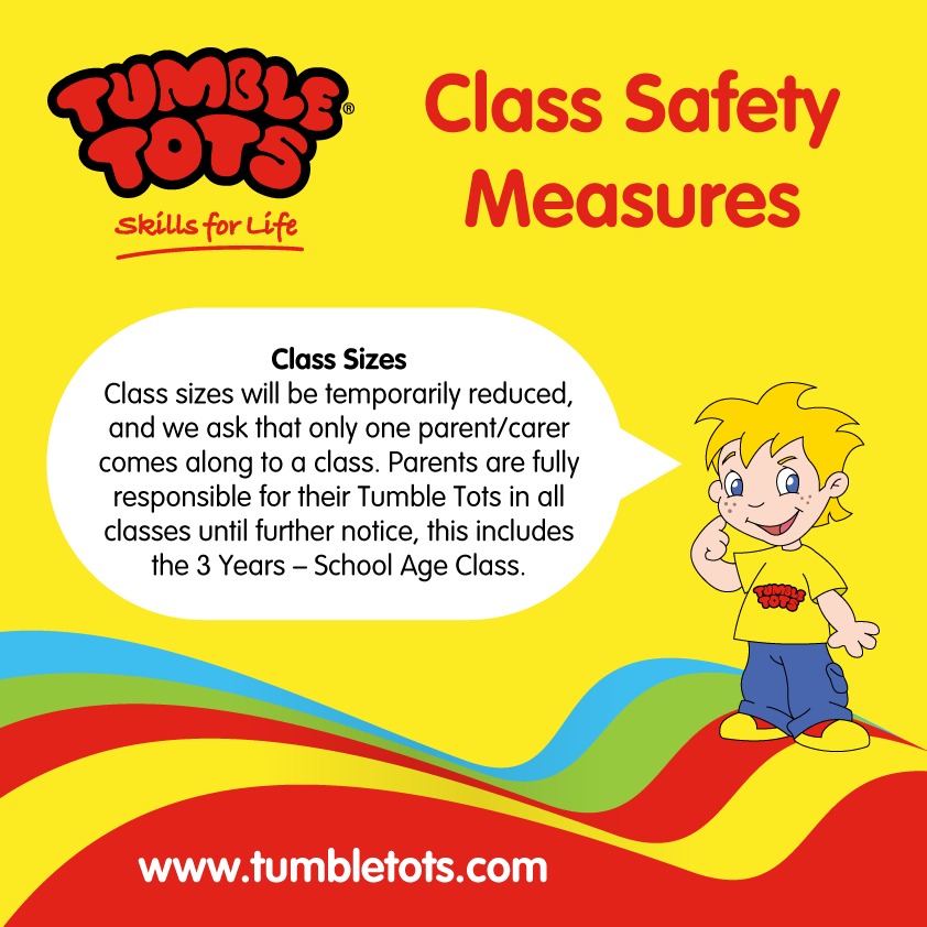 Class Safety Measures - Tumble Tots Cambridge