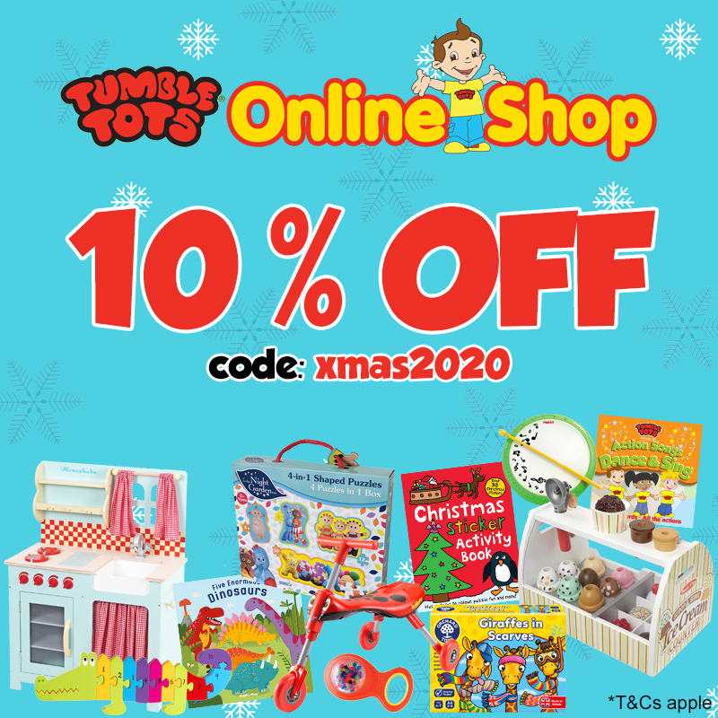 10% OFF the Tumble Tots Online Shop - Tumble Tots Northampton